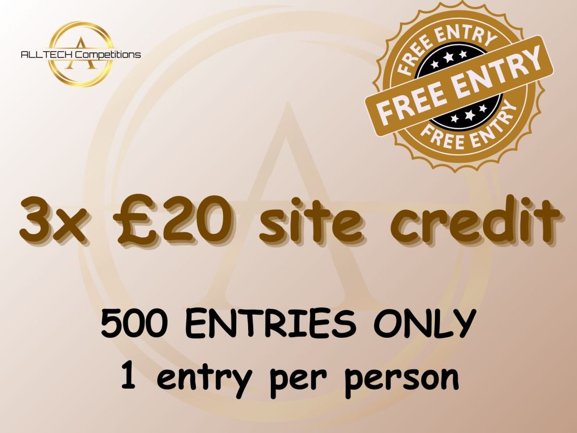 £20 SITE CREDIT – ALLTECH Competitions