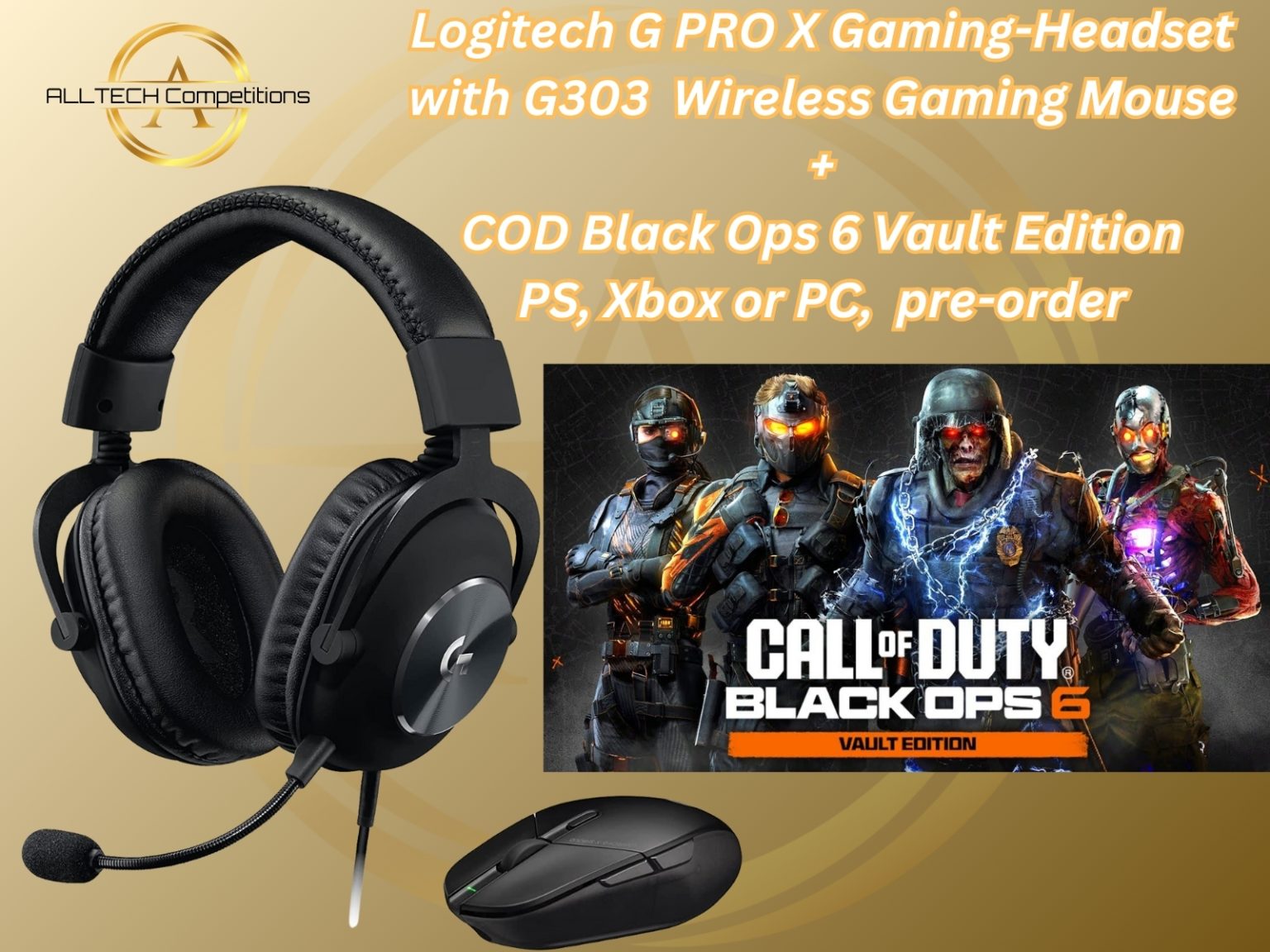 Logitech Headset & Mouse + COD BO6 Vault Edition – ALLTECH Competitions
